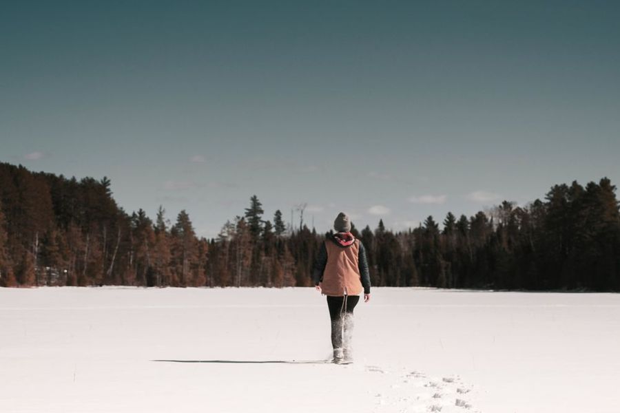 Depression and low self-esteem are counteracted with a walk, in any season!