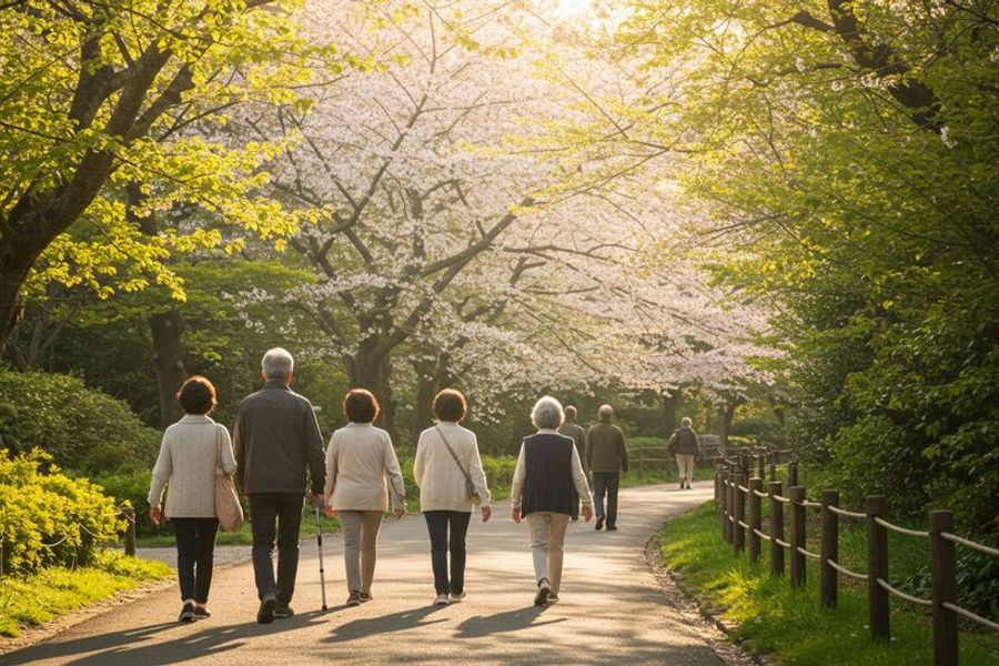 Japanese walking, the physical activity for everyone that reduces blood ...