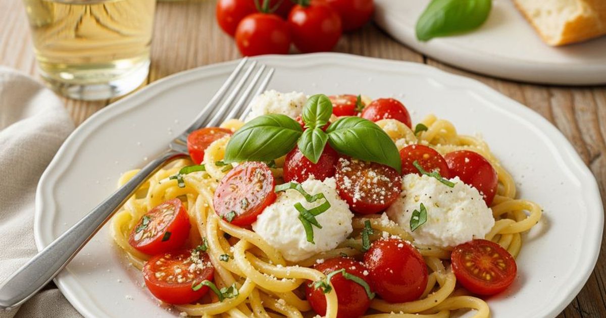 Pasta Estiva Ricotta e Pomodorini: Ricetta Fresca e Veloce