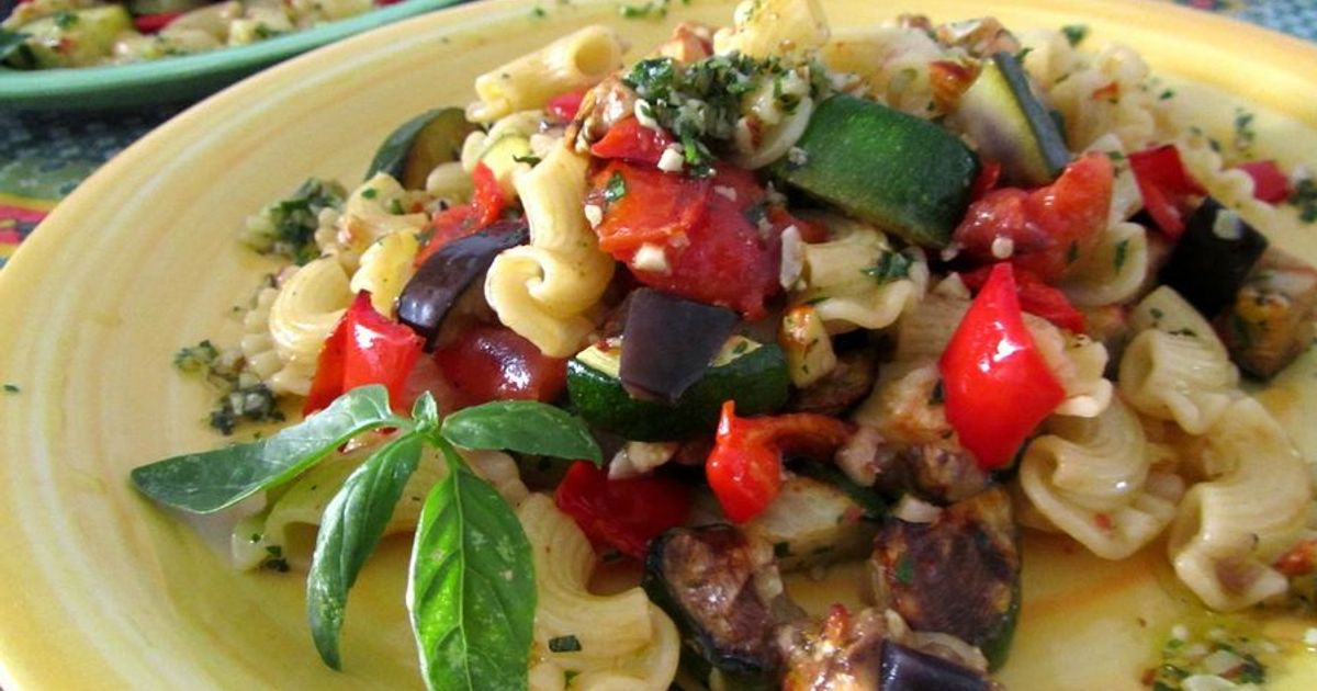 Pasta estiva con verdure