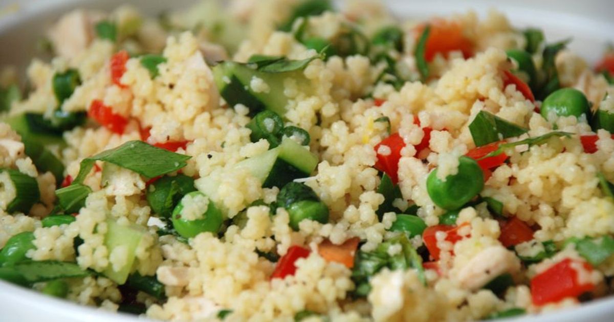Cous cous mediterraneo con feta